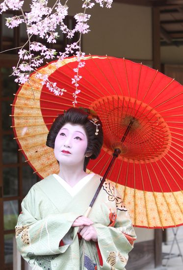 Japanese Geisha Named Hotaru Meaning Firefly Editorial Stock Photo ...