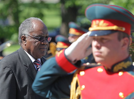 Namibian President Hifikepunye Pohamba L Attends Editorial Stock Photo ...