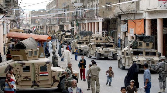 Us Iraqi Military Vehicles Seen During Editorial Stock Photo - Stock ...