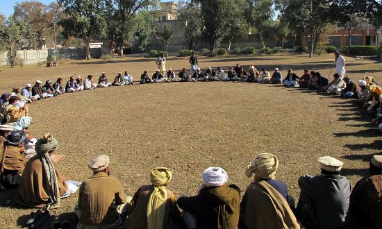 Elders Mehsud Tribe Attend Jirga Centuries Editorial Stock Photo ...