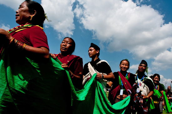 Nepalese Ethnic Magar Community Members Wearing Editorial Stock Photo ...
