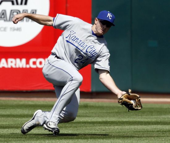 Kansas City Royals Rightfielder Mark Teahen Editorial Stock Photo ...