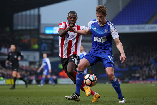 Adam Webster Ipswich Town Theo Robinson Editorial Stock Photo - Stock ...