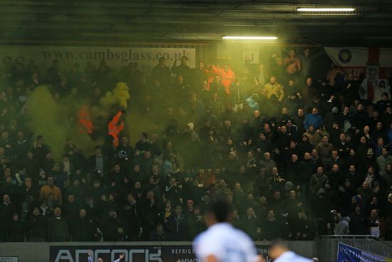 Leeds Fans Set Off Flares They Editorial Stock Photo - Stock Image ...