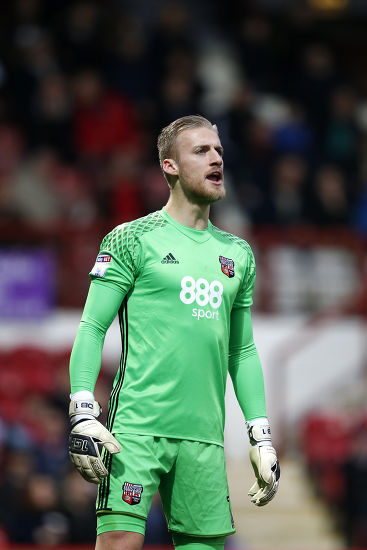 Brentford Goalkeeper Daniel Bentley During Emirates Editorial Stock ...