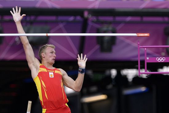 Spanish Igor Bychkov Fails Clear Bar Editorial Stock Photo - Stock ...