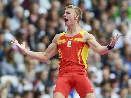 Igor Bychkov Spain Celebrates After Attempt Editorial Stock Photo ...