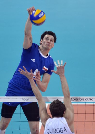 Zbigniew Bartman Poland Spikes Ball Against Editorial Stock Photo ...