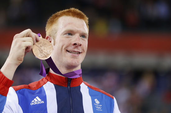 Edward Clancy Britain On Medal Stand Editorial Stock Photo - Stock ...