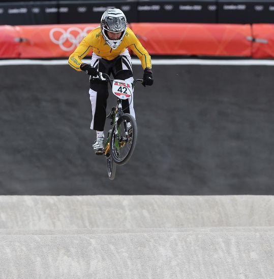 Brian Kirkham Australia Competes Mens Bmx Editorial Stock Photo - Stock ...