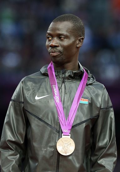Bronze Medal Winner Abel Kiprop Mutai Editorial Stock Photo - Stock ...