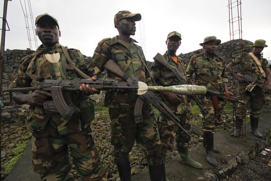M23 Rebel Fighters Pose Photographer Their Editorial Stock Photo ...