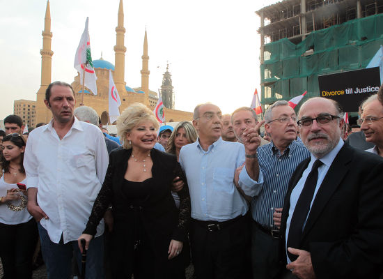 Lebanese Journalist May Matta 2l Coordinator Editorial Stock Photo ...