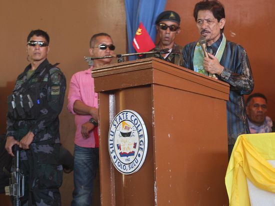 Filipino Nur Misuari R Founding Chairman Editorial Stock Photo - Stock ...