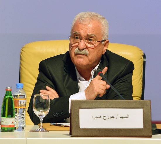 George Sabra New Head Syrian National Editorial Stock Photo - Stock ...