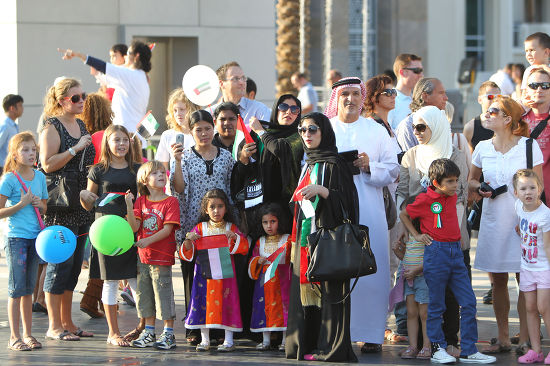 Uae Other Nationalities People Seen During Editorial Stock Photo ...