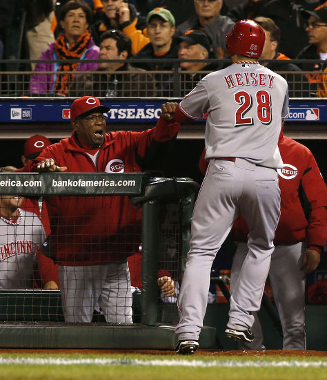 Cincinnati Reds Manager Dusty Baker L Editorial Stock Photo - Stock ...