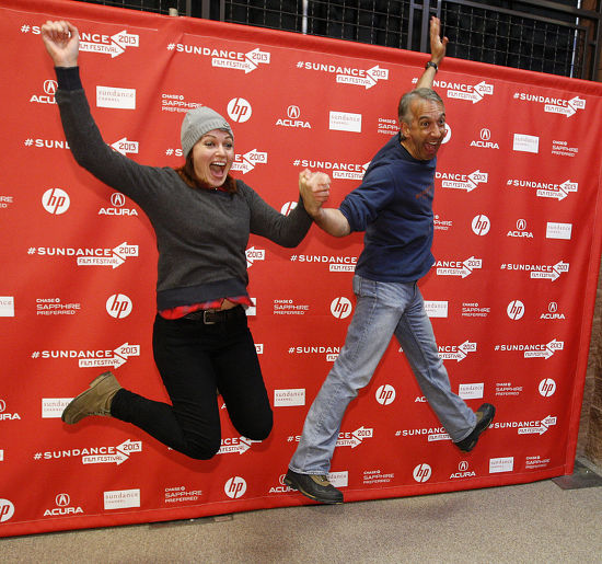 Two Television Crew Members Goof Off Editorial Stock Photo - Stock ...