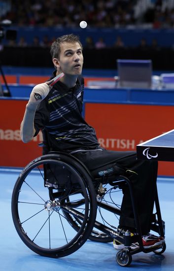 Germanys Holger Nikelis Competes Mens Table Editorial Stock Photo ...