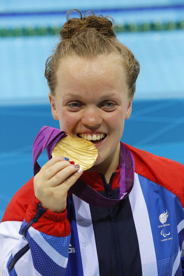 Eleanor Simmonds Britain Poses Her Gold Editorial Stock Photo - Stock ...