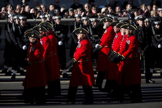 British War Veterans March During Act Editorial Stock Photo - Stock ...