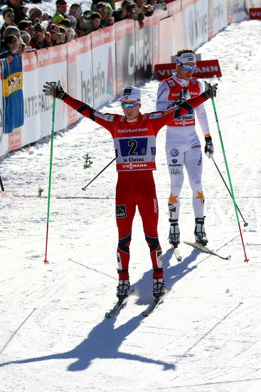 Norways Sjur Roethe Front Crosses Finish Editorial Stock Photo - Stock ...