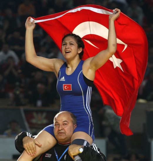 Hafize Sahin Turkey Celebrates After Winning Editorial Stock Photo ...