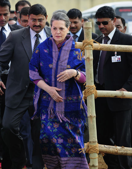 United Progressive Alliance Upa Chairperson Sonia Editorial Stock Photo ...