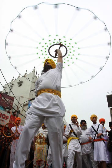 Sikh Man Rotates Chakkar He Displays Editorial Stock Photo - Stock ...