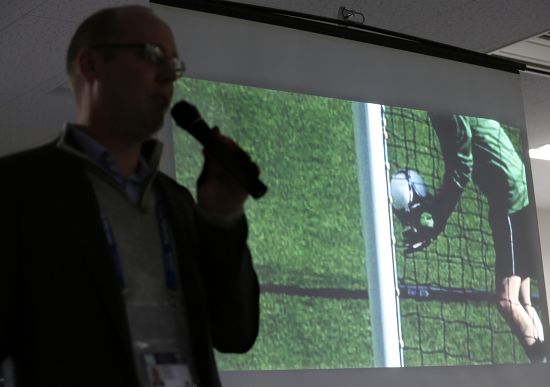 Stephen Carter Managing Director Hawkeye Explains Editorial Stock Photo ...