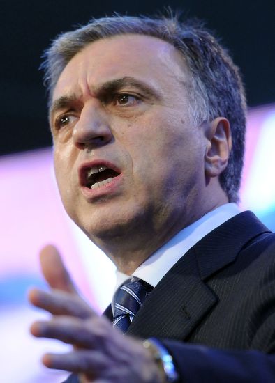 Montenegrin Current President Filip Vujanovic Who Editorial Stock Photo ...