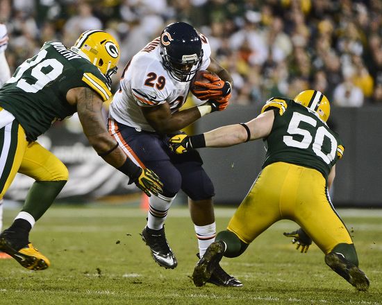 Chicago Bears Running Back Michael Bush Editorial Stock Photo - Stock ...