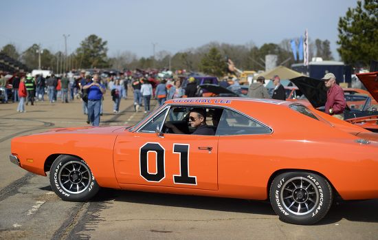 Kerry Mack Drives His Replica 1969 Editorial Stock Photo - Stock Image ...