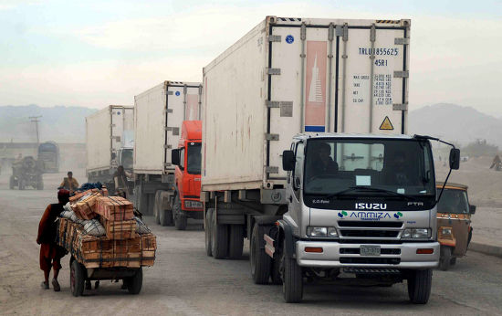 Trucks Carrying Logistic Supplies Nato Forces Editorial Stock Photo ...
