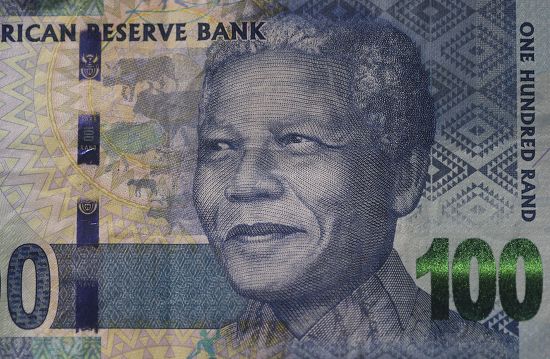 Section New One Hundred Rand Note Editorial Stock Photo - Stock Image ...