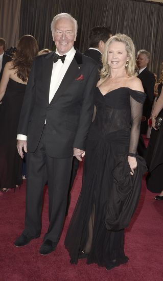 Canadian Actor Christopher Plummer His Wife Editorial Stock Photo ...