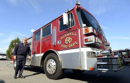 City Roswell Fire Chief Ricky Spencer Editorial Stock Photo - Stock ...