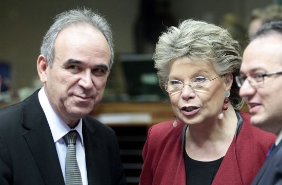 Cypriot Justice Minister Loucas Louca Viviane Editorial Stock Photo ...