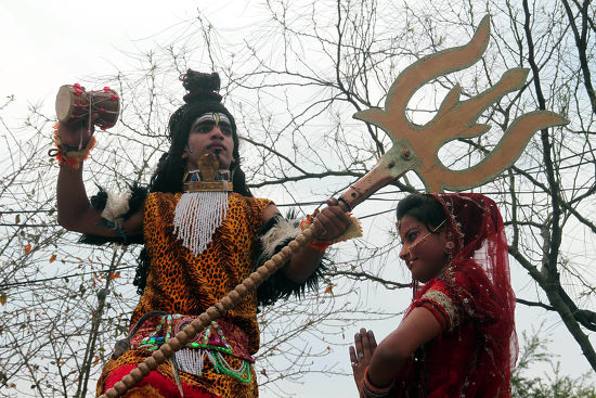 Hindu Devotees Dressed Hindu God Lord Editorial Stock Photo - Stock ...