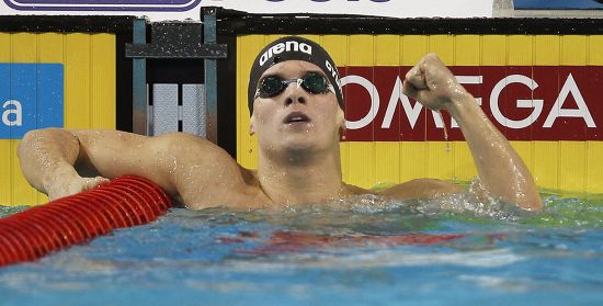 Daniel Gyurta Hungary Celebrates After Winning Editorial Stock Photo ...