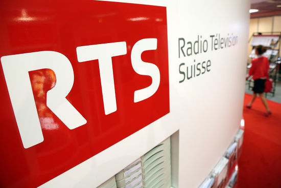 Visitor Walks By Rts Swiss Radio Editorial Stock Photo - Stock Image ...