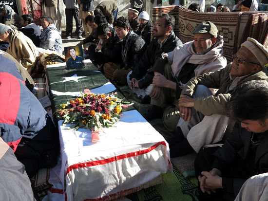 Pakistani Shiite Muslims Sit By Bodies Editorial Stock Photo - Stock ...