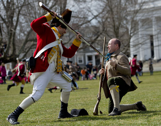 Revolutionary War Era British Red Coat Editorial Stock Photo - Stock ...