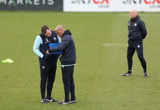 Qpr Coaches Curtis Fleming Marc Bircham Editorial Stock Photo - Stock ...