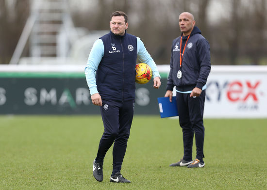 Qpr Coaches Marc Bircham Curtis Fleming Editorial Stock Photo - Stock ...