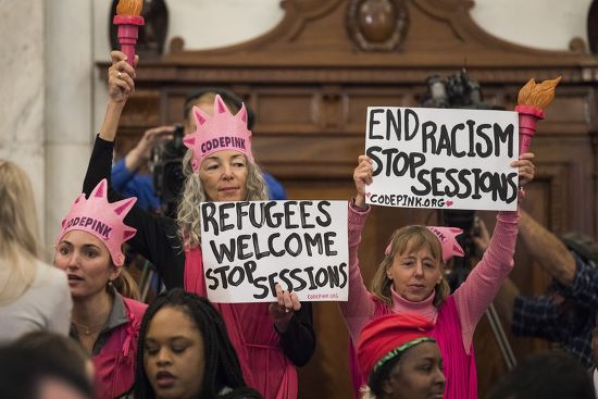 Protesters Activist Group Codepink Rise Protest Editorial Stock Photo ...