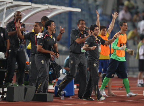 Members Brazil U20 Soccer Team Celebrate Editorial Stock Photo - Stock ...