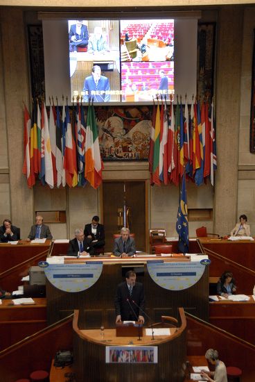 President Weu Assembly Jeanpierre Masseret Centre Editorial Stock Photo ...