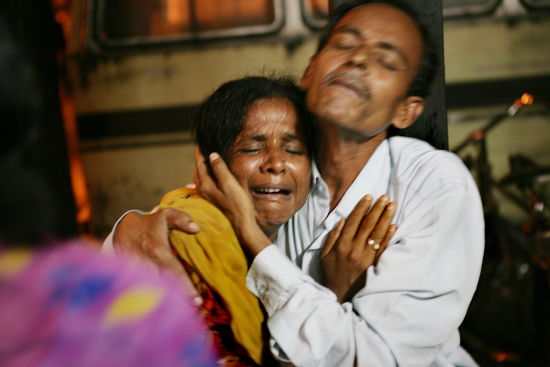 Fatema Bibi L Mourns After Her Editorial Stock Photo - Stock Image ...