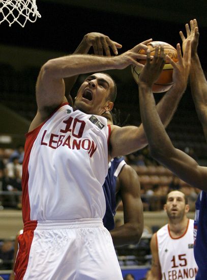 Lebanons Roy Samaha L Fouled By Editorial Stock Photo - Stock Image ...